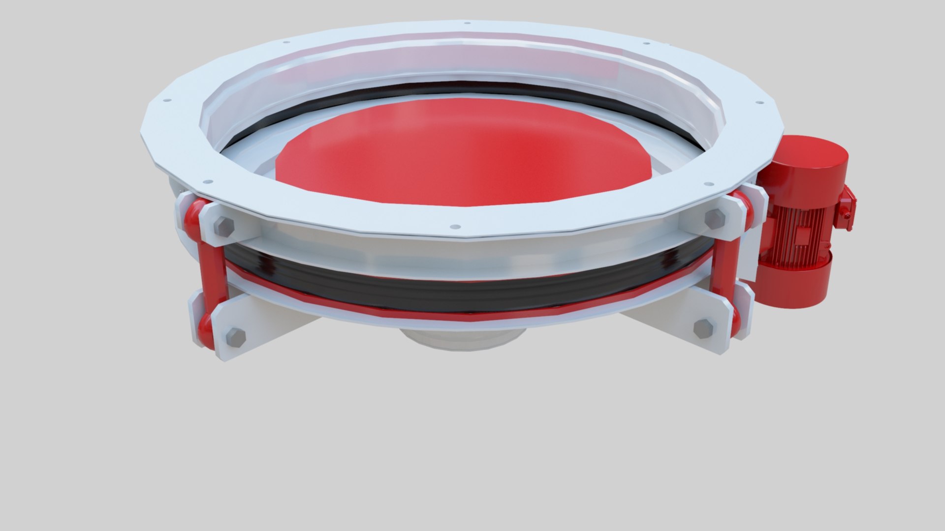 Rotoflow Silo Discharger - Wheat Grain Flour Milling Machine 3D ...