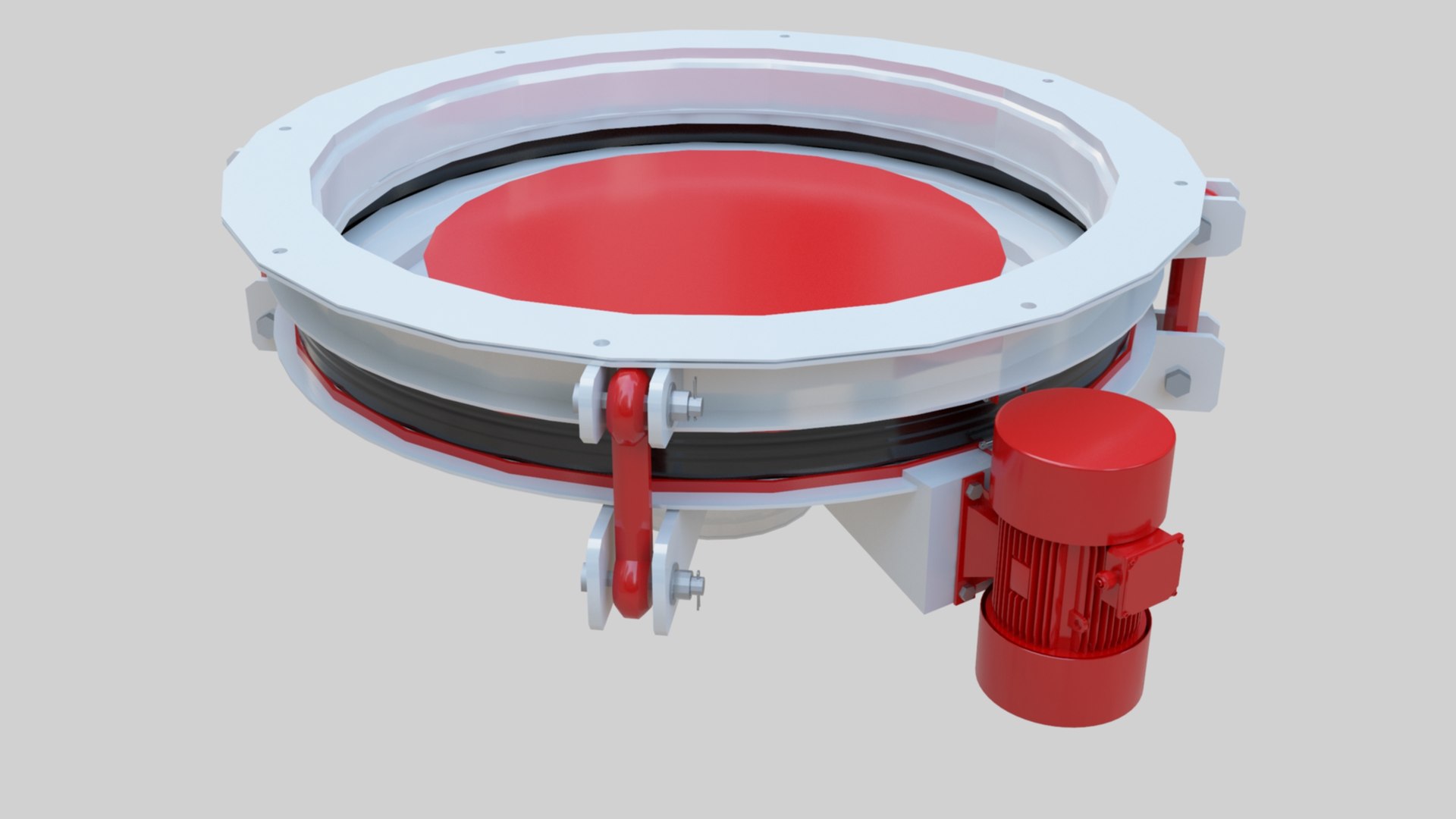 Rotoflow Silo Discharger - Wheat Grain Flour Milling Machine 3D ...