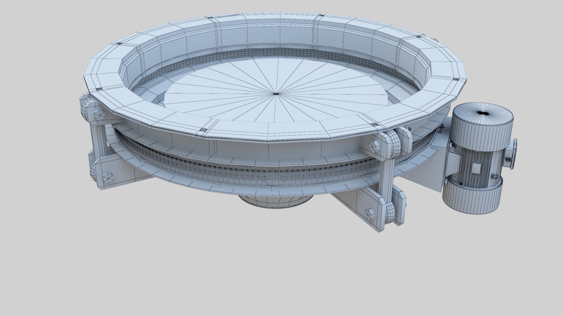 Rotoflow Silo Discharger - Wheat Grain Flour Milling Machine 3D ...