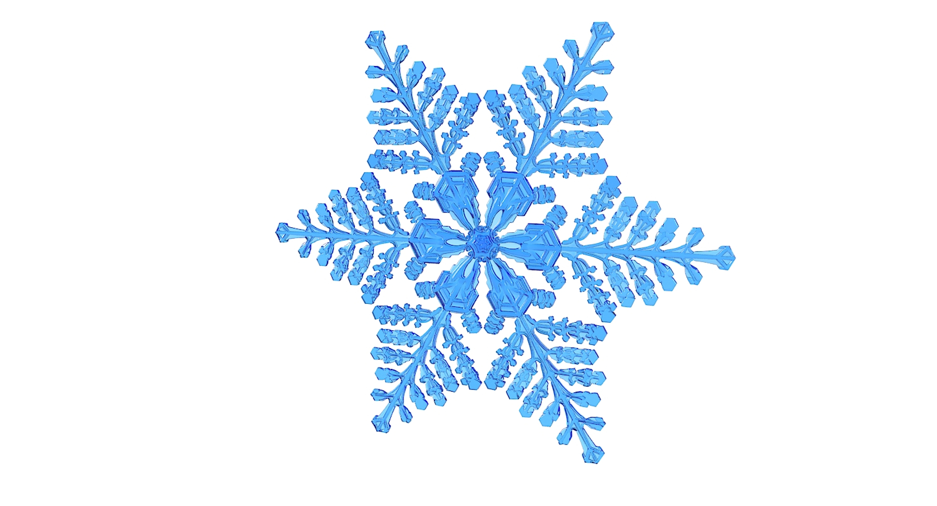3D Realistic Snowflake 8 - TurboSquid 1370191