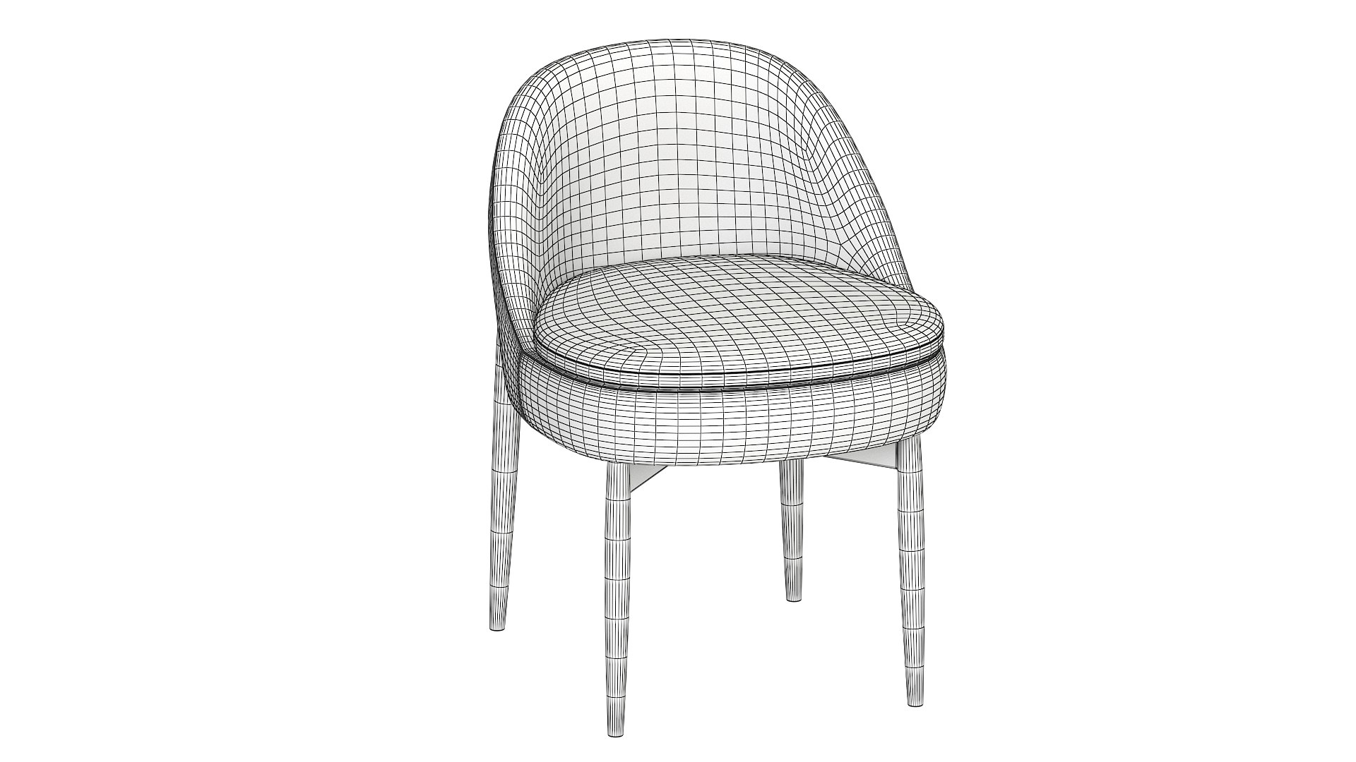 Minotti Sendai Chair 3D Model - TurboSquid 1937850