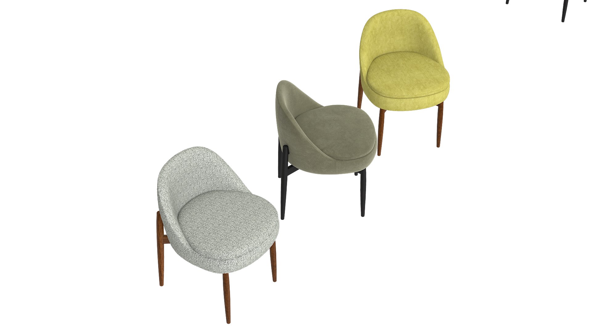 Minotti Sendai Chair 3D Model - TurboSquid 1937850