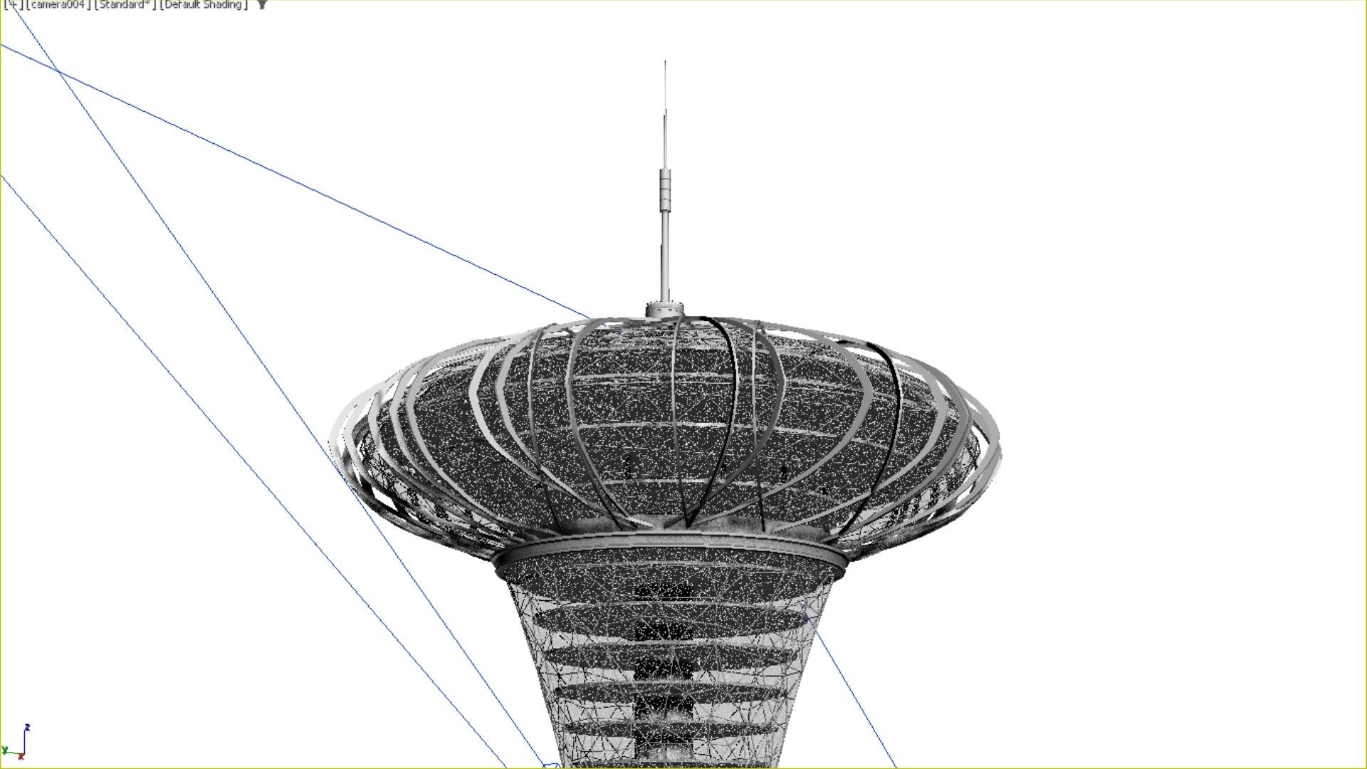 Illuminated Tower Structure Art 3D Model - TurboSquid 2204916
