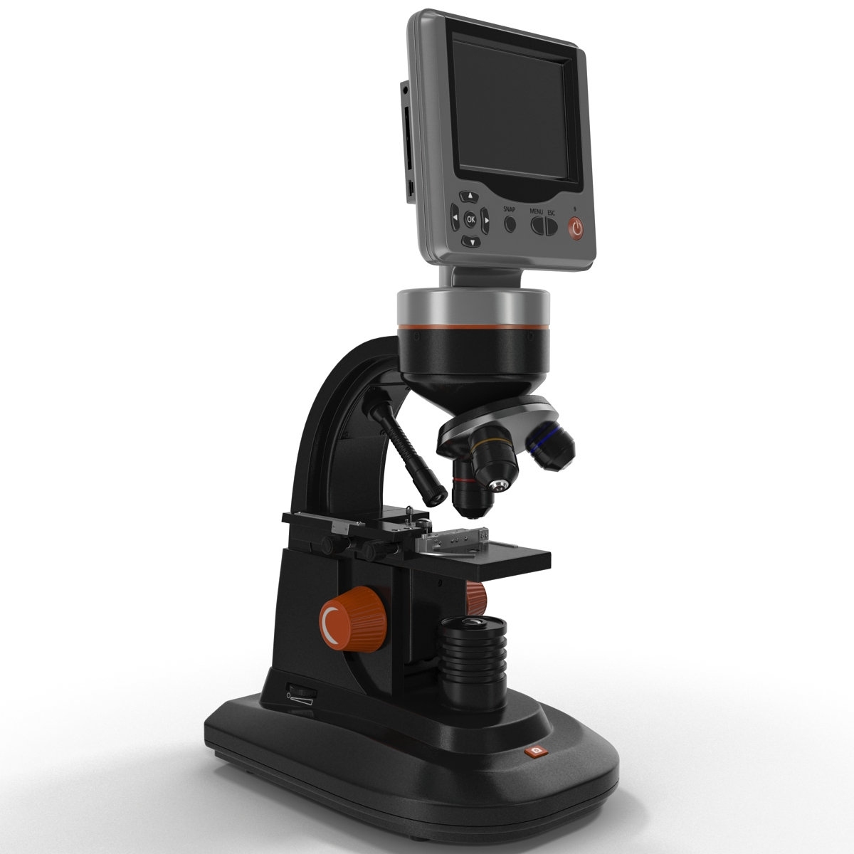 microscopes set medical 3d model