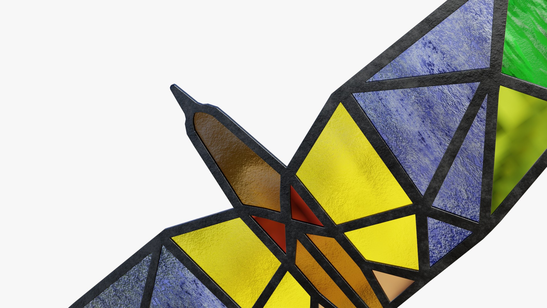 Bird Stained Glass 3D Model - TurboSquid 2247716