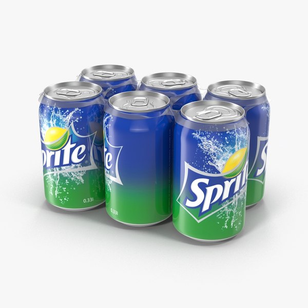 modelo 3d Six Pack de Latas Sprite - TurboSquid 1066427