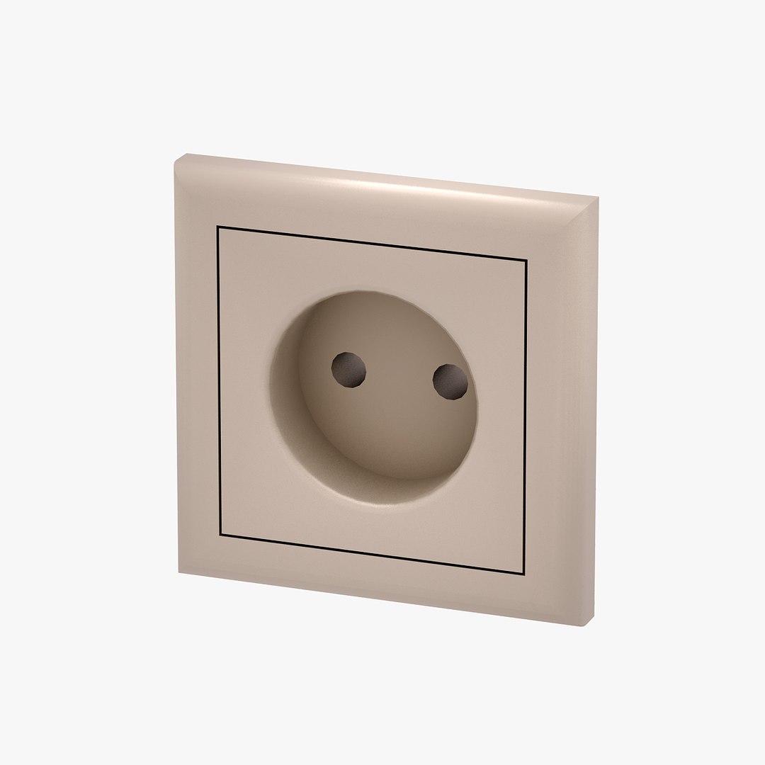 Wall Socket 3d Max