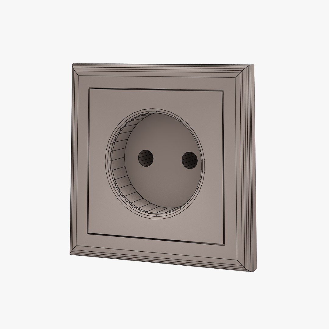 Wall Socket 3d Max