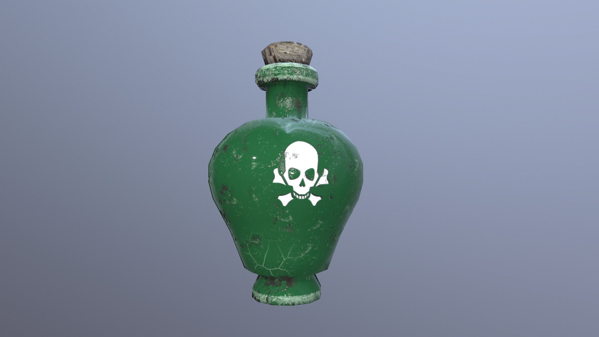 3D Poison Bottles - TurboSquid 1852353