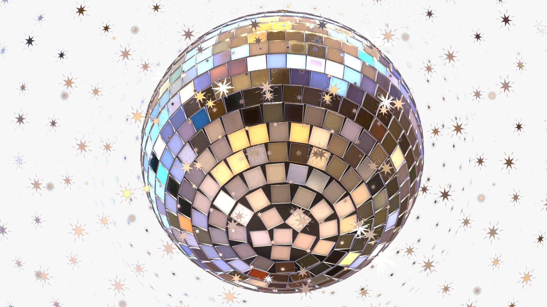 Silver Disco Ball - Animated Game Asset 3D Model - TurboSquid 1935025