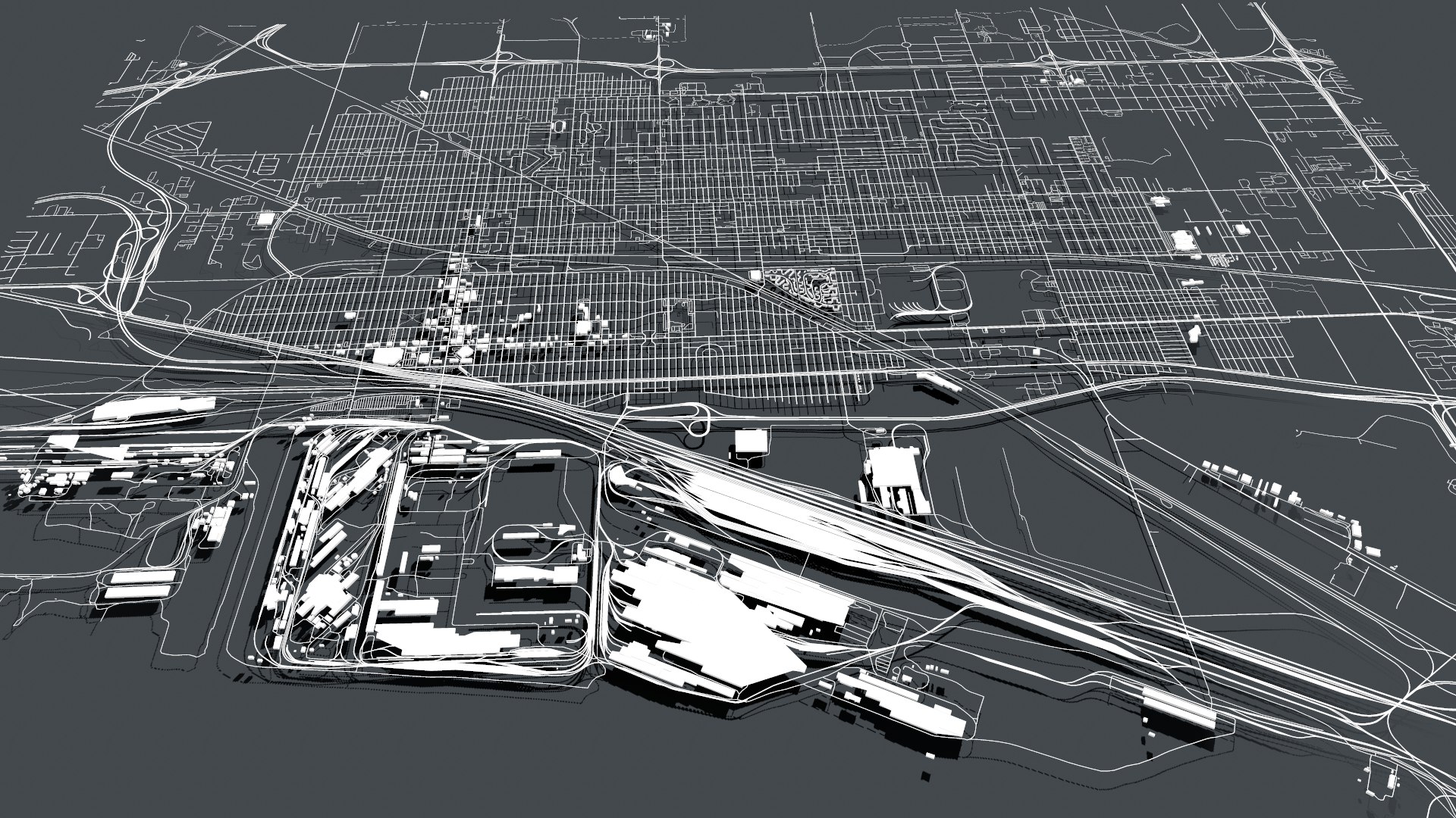 Cityscape Gary Indiana USA 3D Model - TurboSquid 1732768