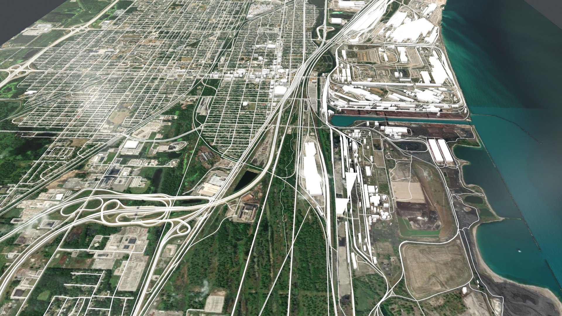 Cityscape Gary Indiana USA 3D Model - TurboSquid 1732768