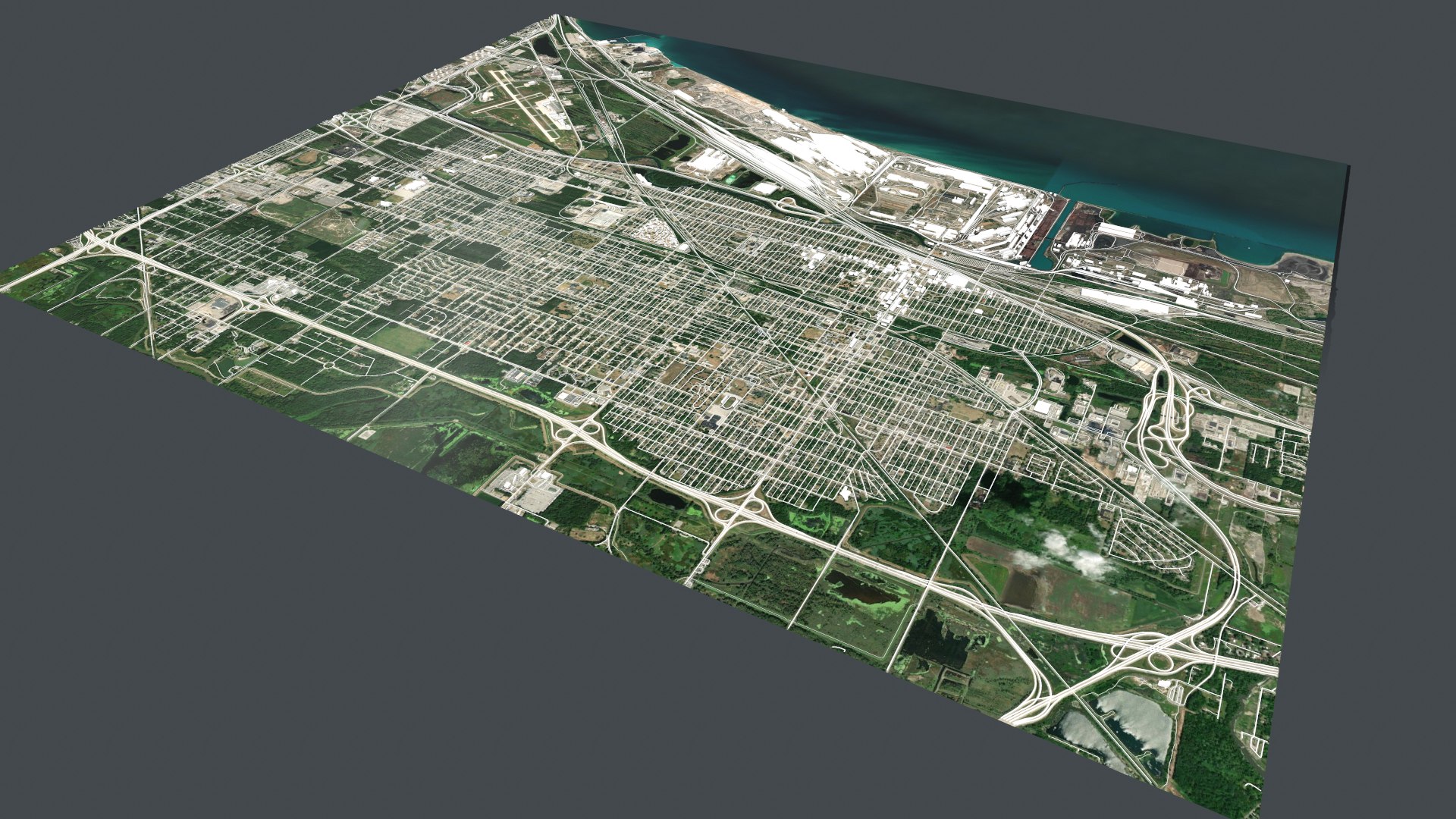 Cityscape Gary Indiana USA 3D Model - TurboSquid 1732768