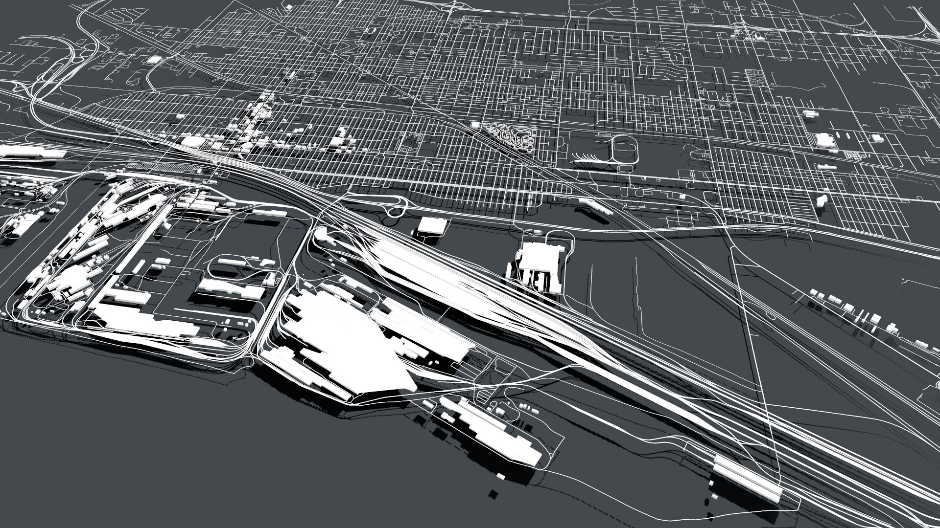 Cityscape Gary Indiana USA 3D Model - TurboSquid 1732768