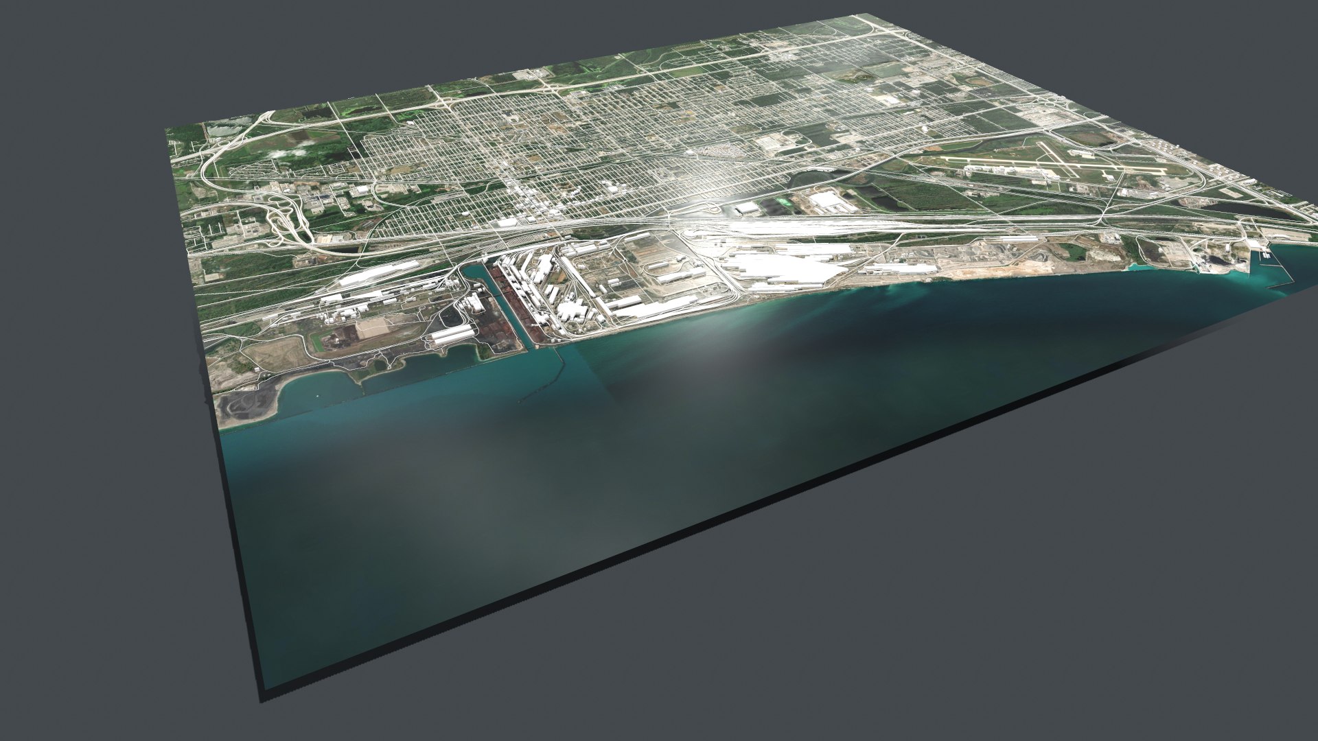 Cityscape Gary Indiana USA 3D Model - TurboSquid 1732768