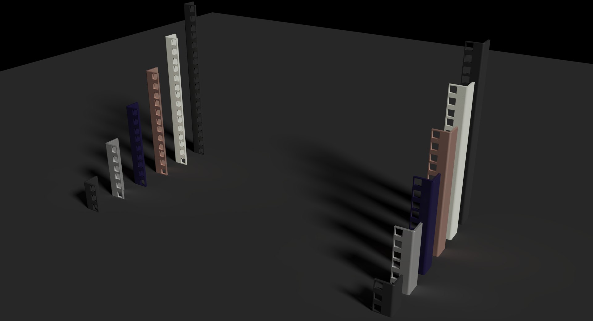 19-inch Rackmount Rails Racks 3D Model - TurboSquid 1276364