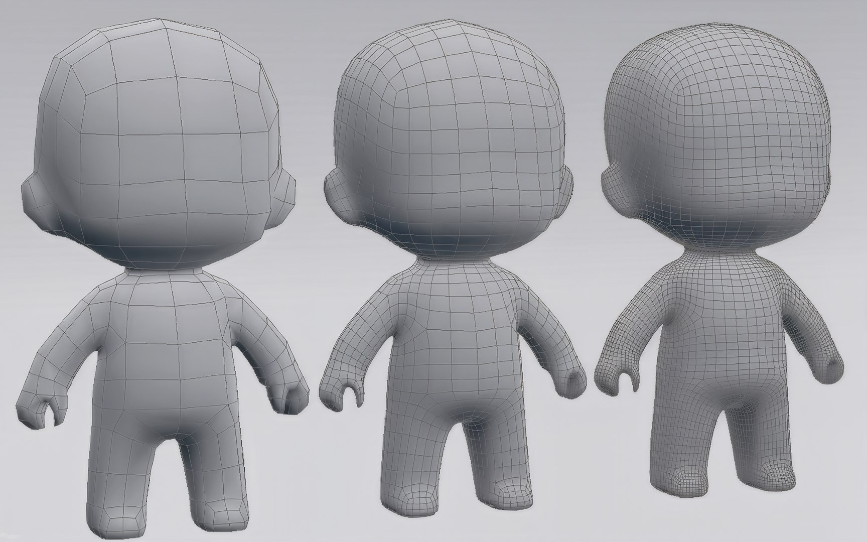 3D Male Chibi Character Model - TurboSquid 2400440