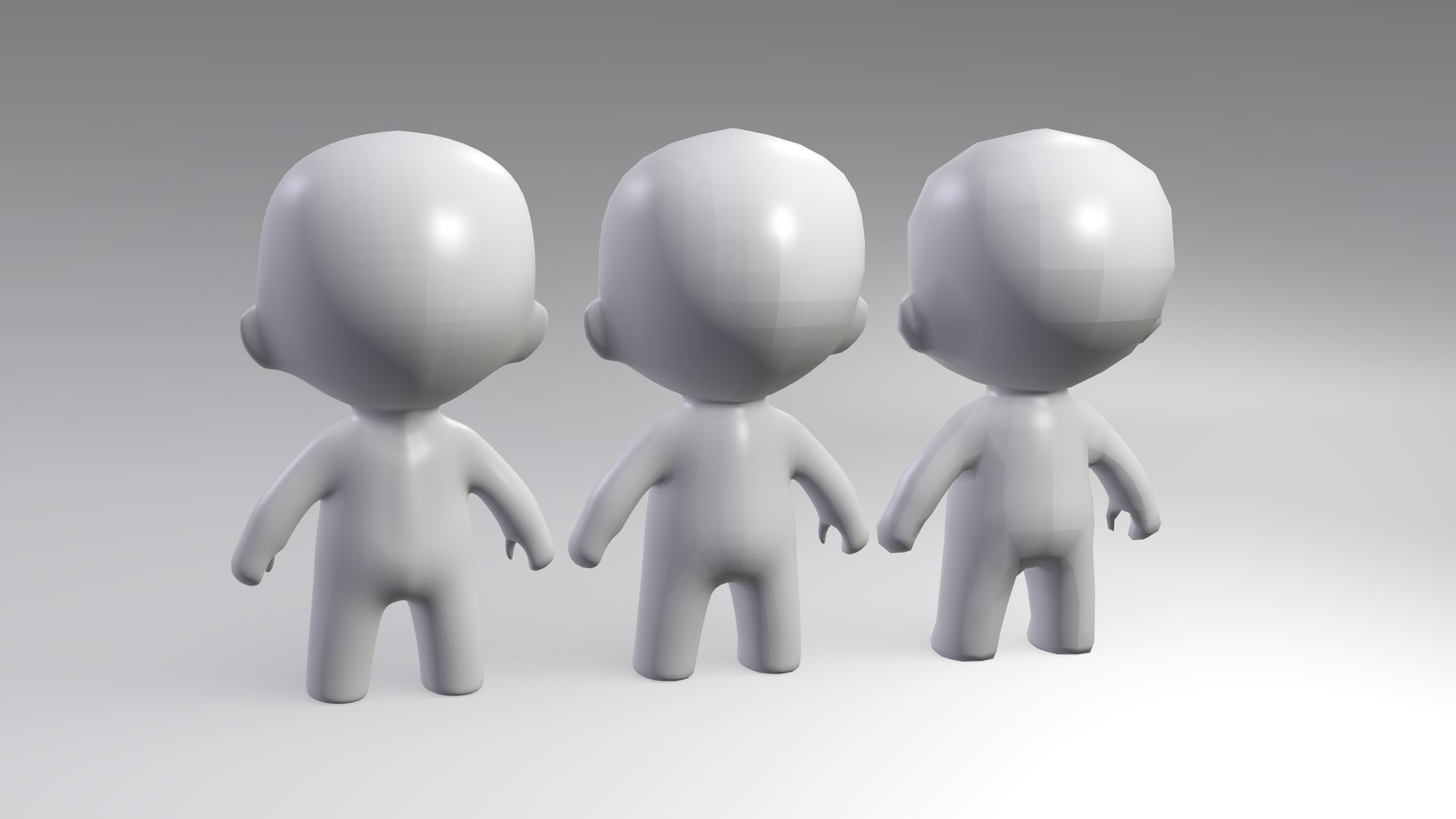 3D Male Chibi Character Model - TurboSquid 2400440