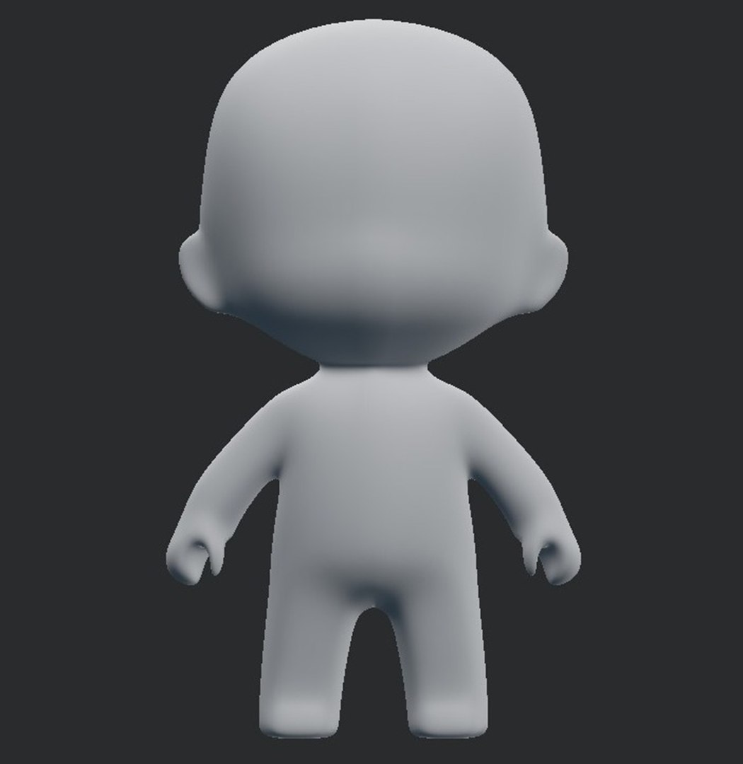 3D Male Chibi Character Model - TurboSquid 2400440