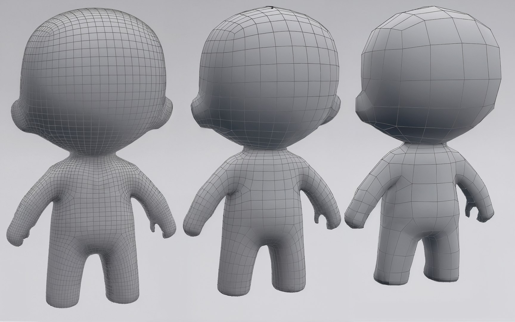 3D Male Chibi Character Model - TurboSquid 2400440