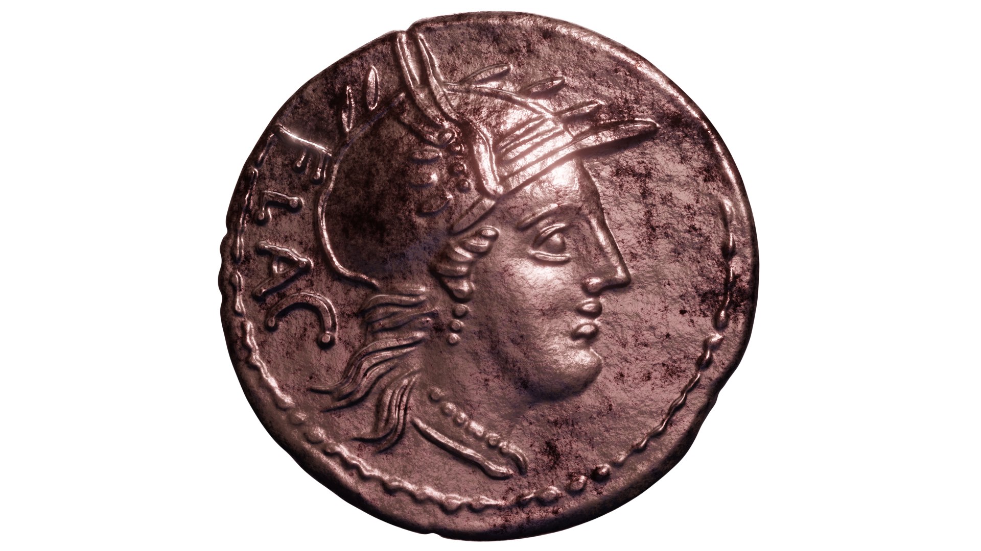 Denarius Rutilia 3D Model - TurboSquid 2006805