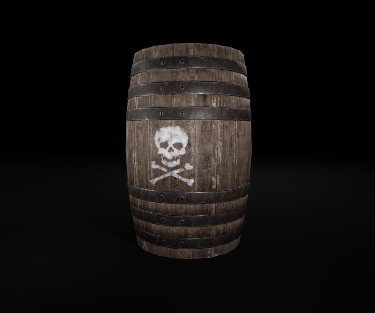 3D Explosive Barrel - TurboSquid 1551608