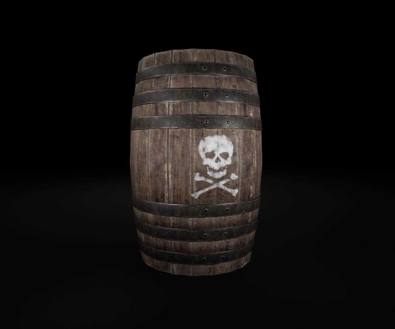 3D Explosive Barrel - TurboSquid 1551608