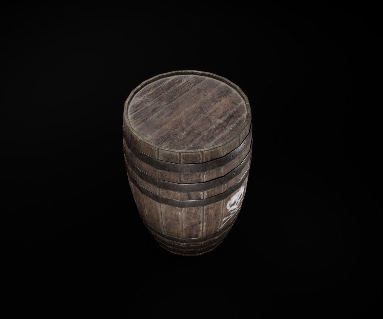 3D Explosive Barrel - TurboSquid 1551608