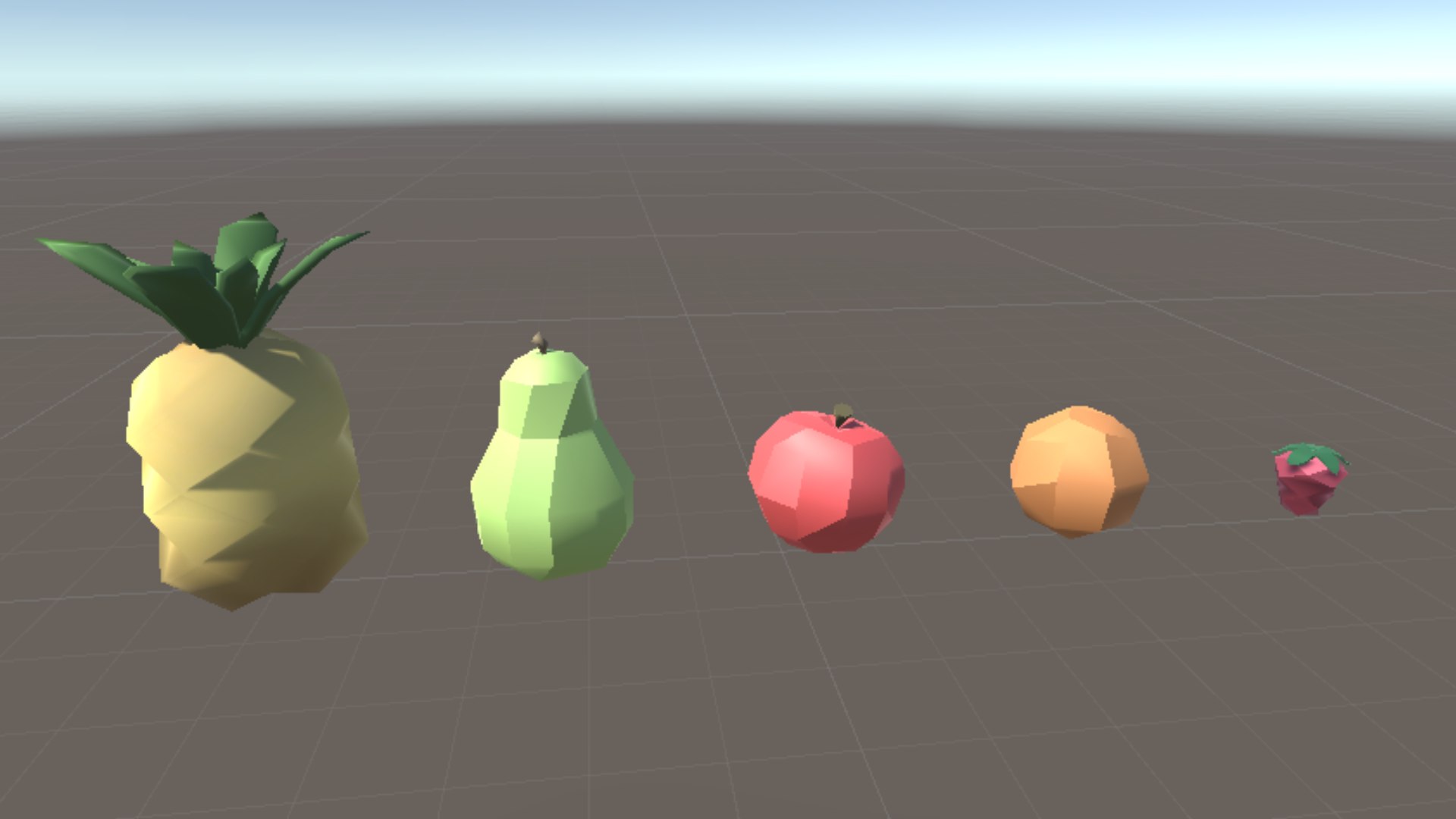 3D Low Poly Fruits , 3D Maya, Unity, FBX, OBJ Files - TurboSquid 2123225