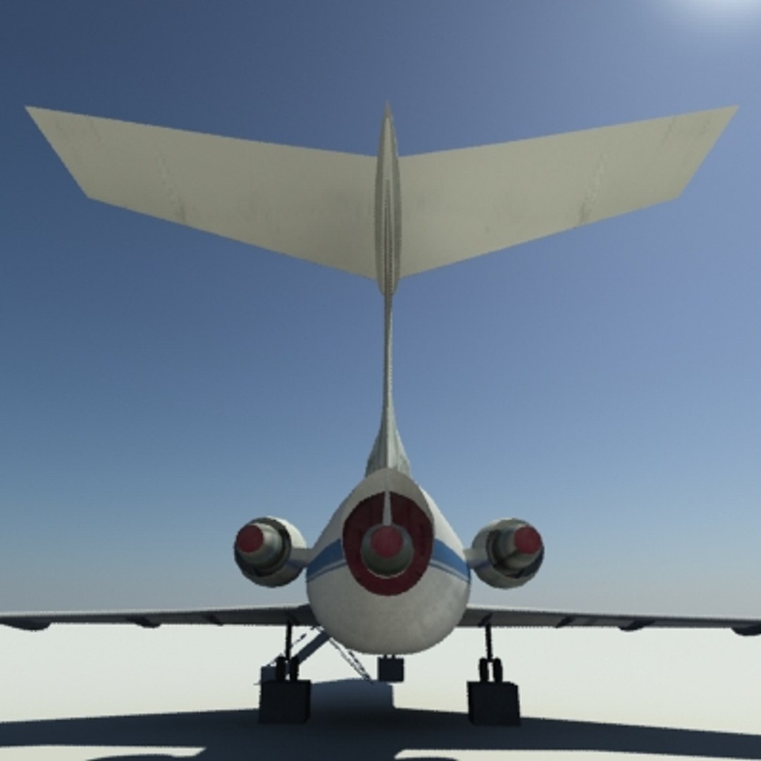 Russian Jak 42 3d Model