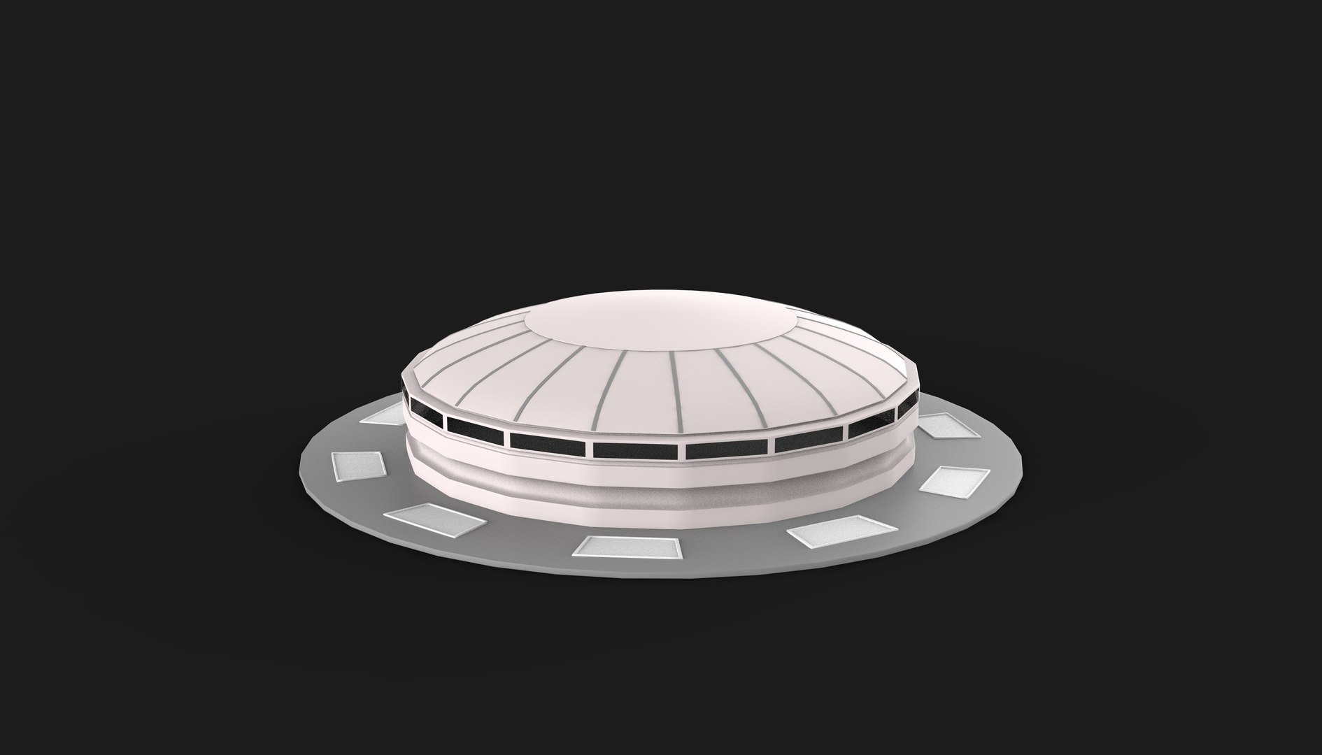 3D Model Dome Model 3D Model - TurboSquid 2409649