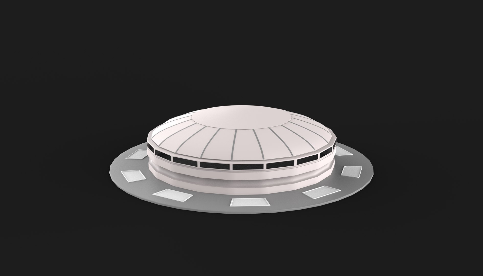 3D Model Dome Model 3D Model - TurboSquid 2409649