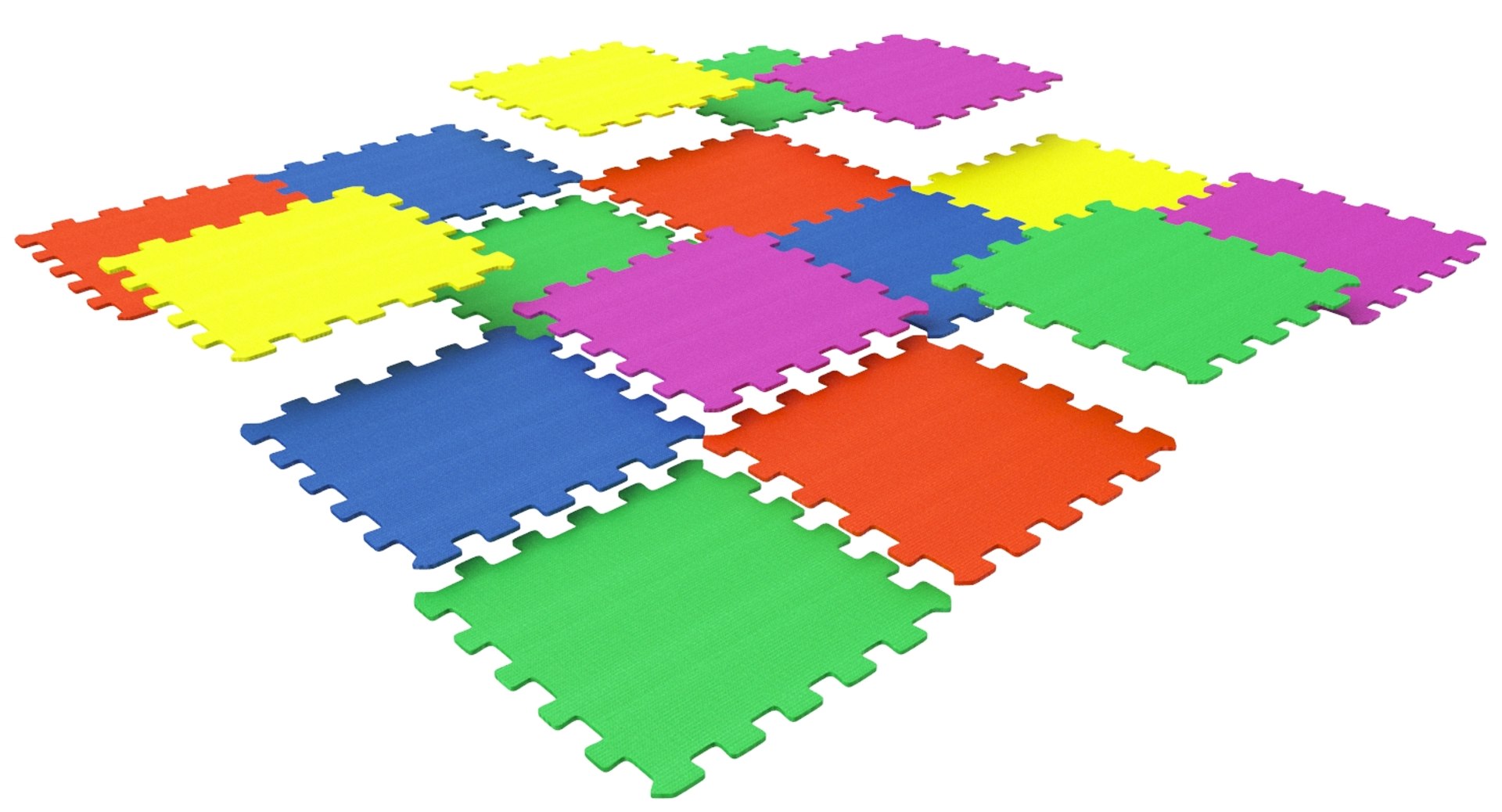 3D Real Foam Floor Tiles - TurboSquid 1466799