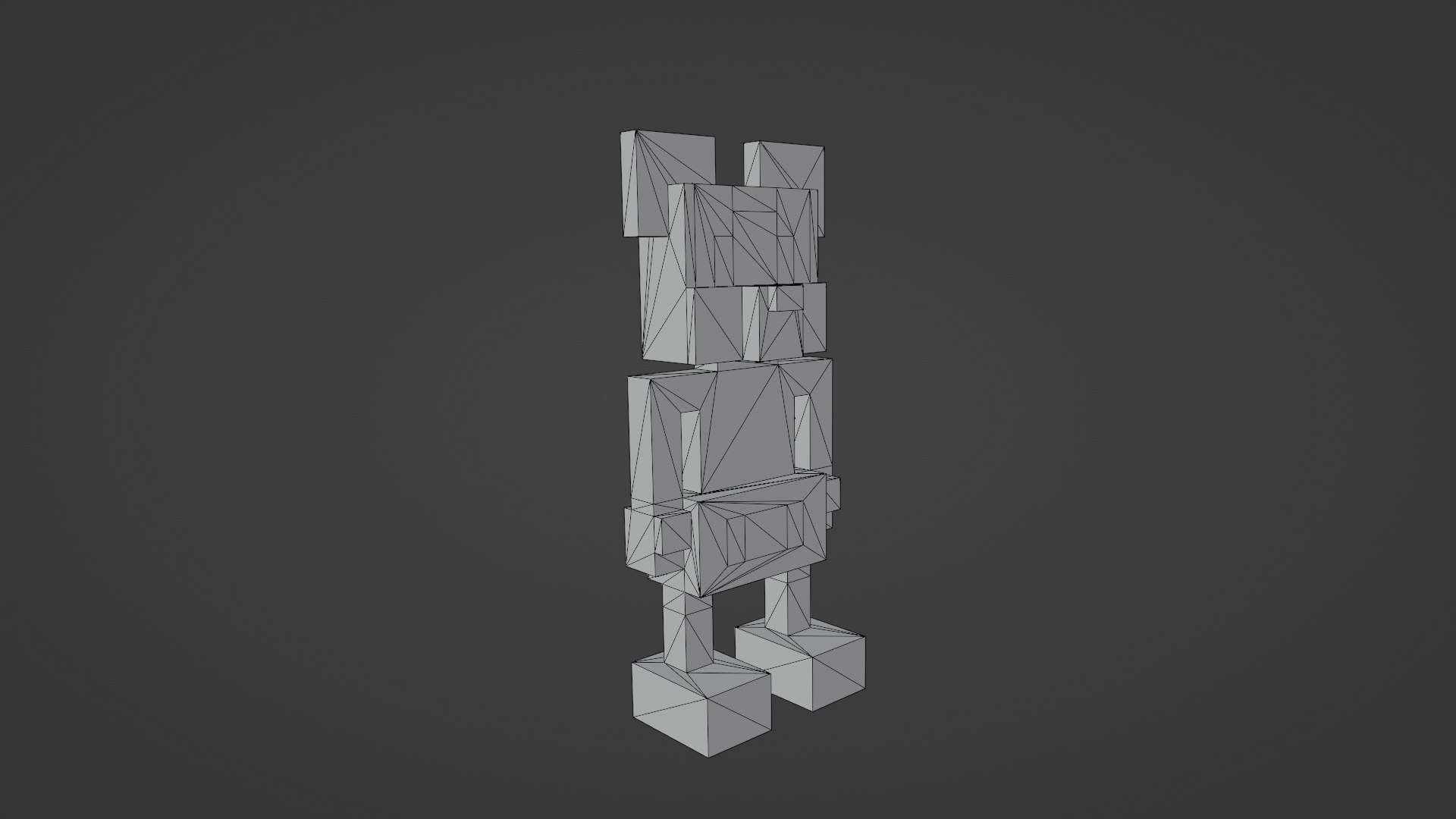 3D Voxel Mickey Mouse - TurboSquid 1911298