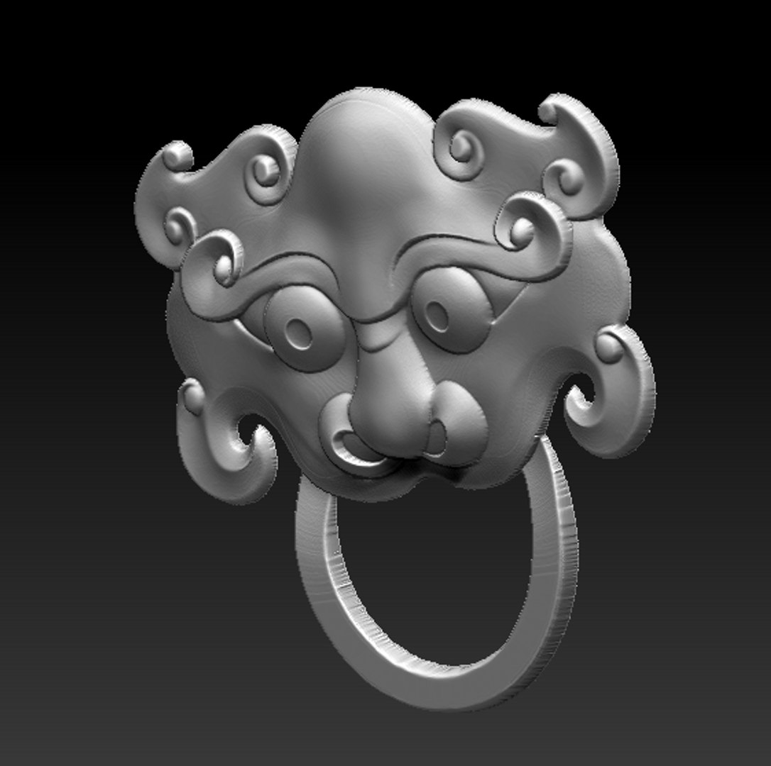 3D Knock Knocker Model - TurboSquid 1289245