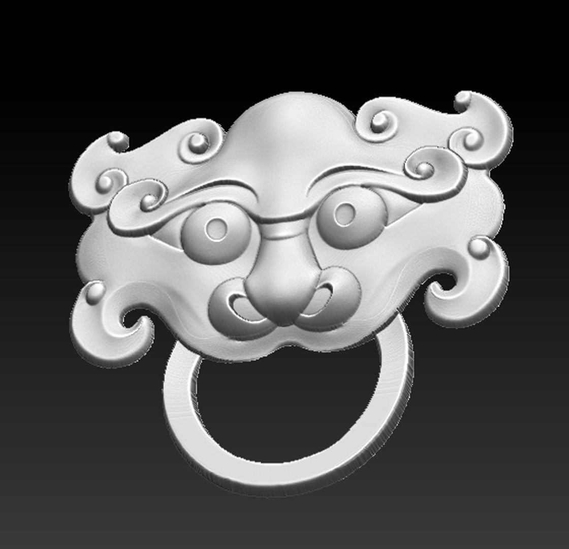 3D Knock Knocker Model - TurboSquid 1289245