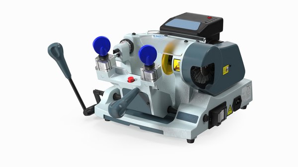modelo 3d Semi Automatic Key Duplication Machine - TurboSquid 2071286