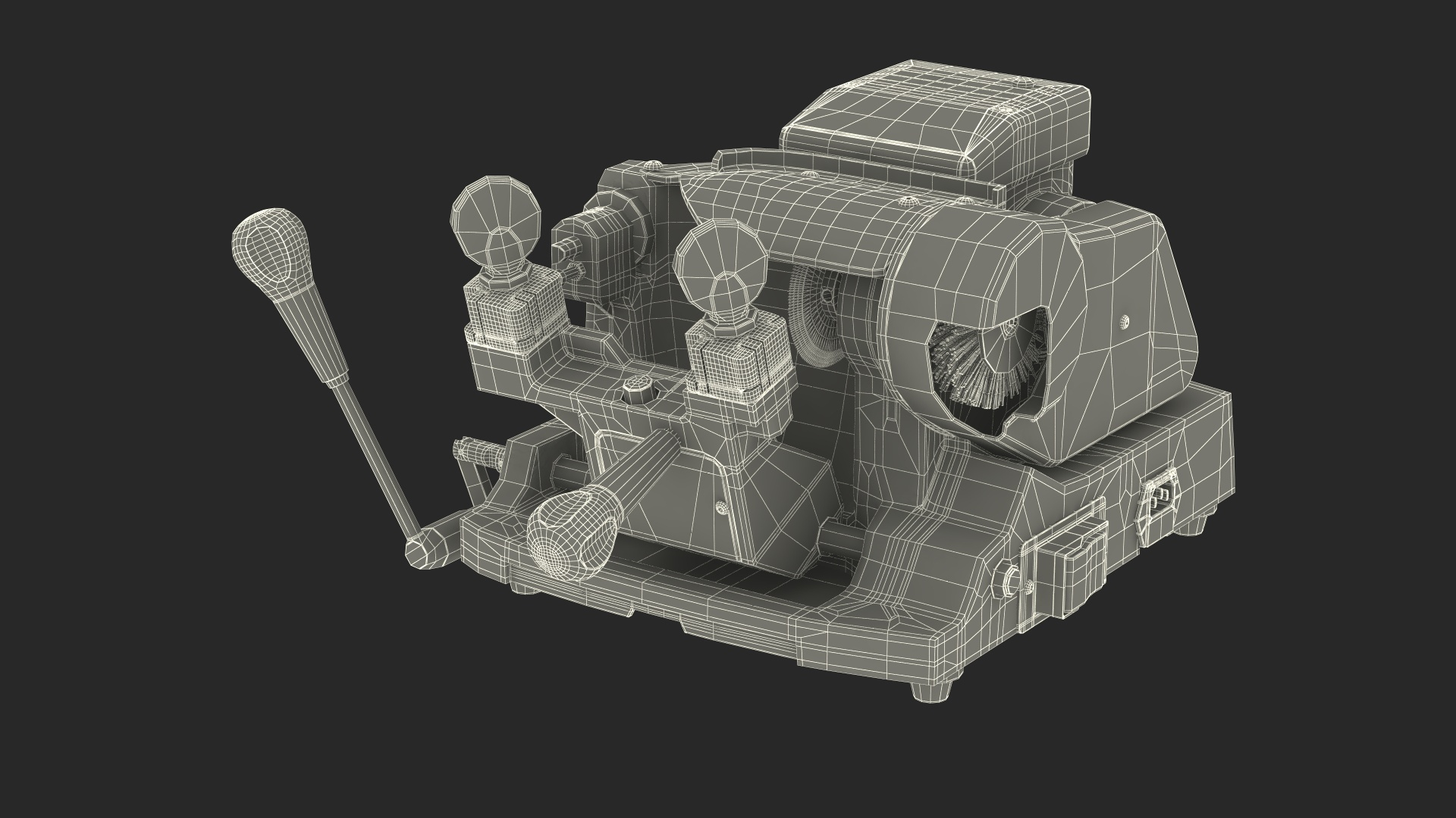 3D Semi Automatic Key Duplication Machine - TurboSquid 2071286