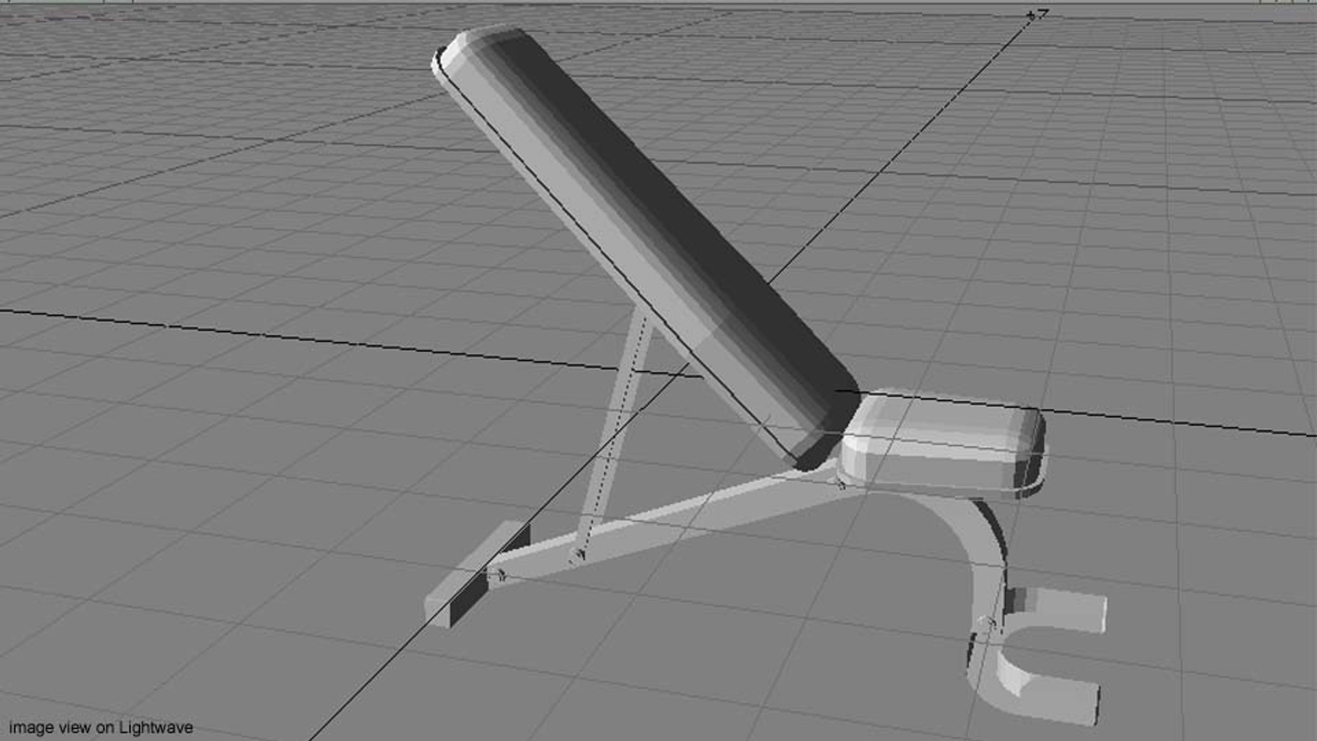 3ds Max Exercise Press Bench