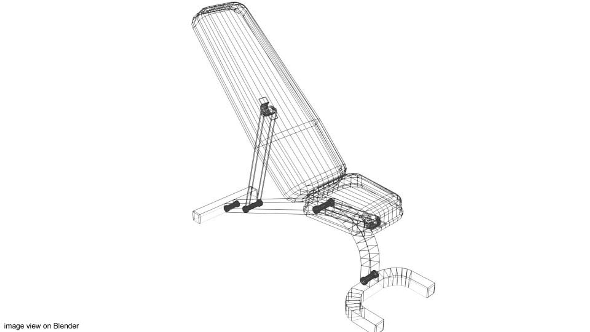 3ds Max Exercise Press Bench