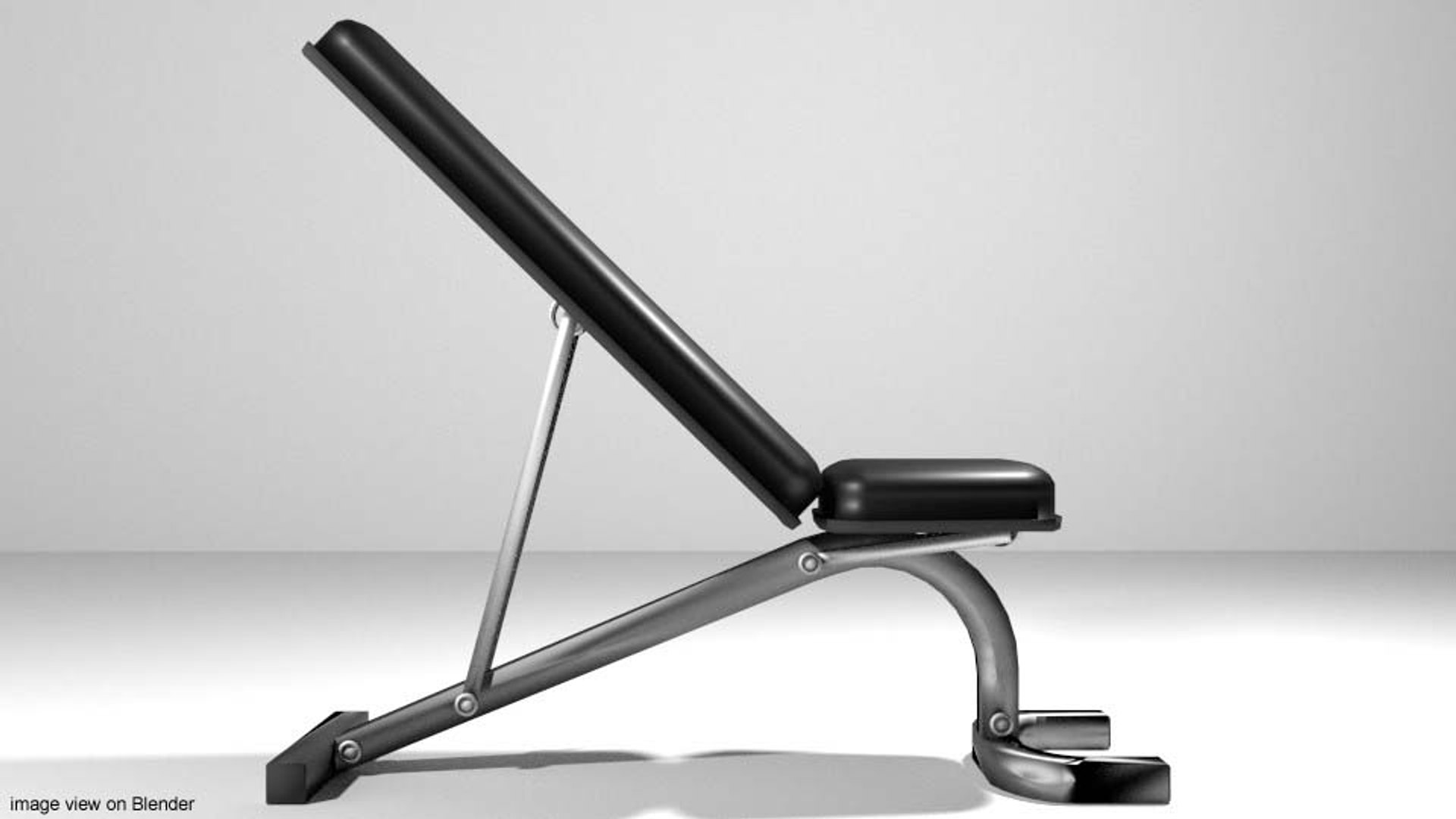 3ds Max Exercise Press Bench