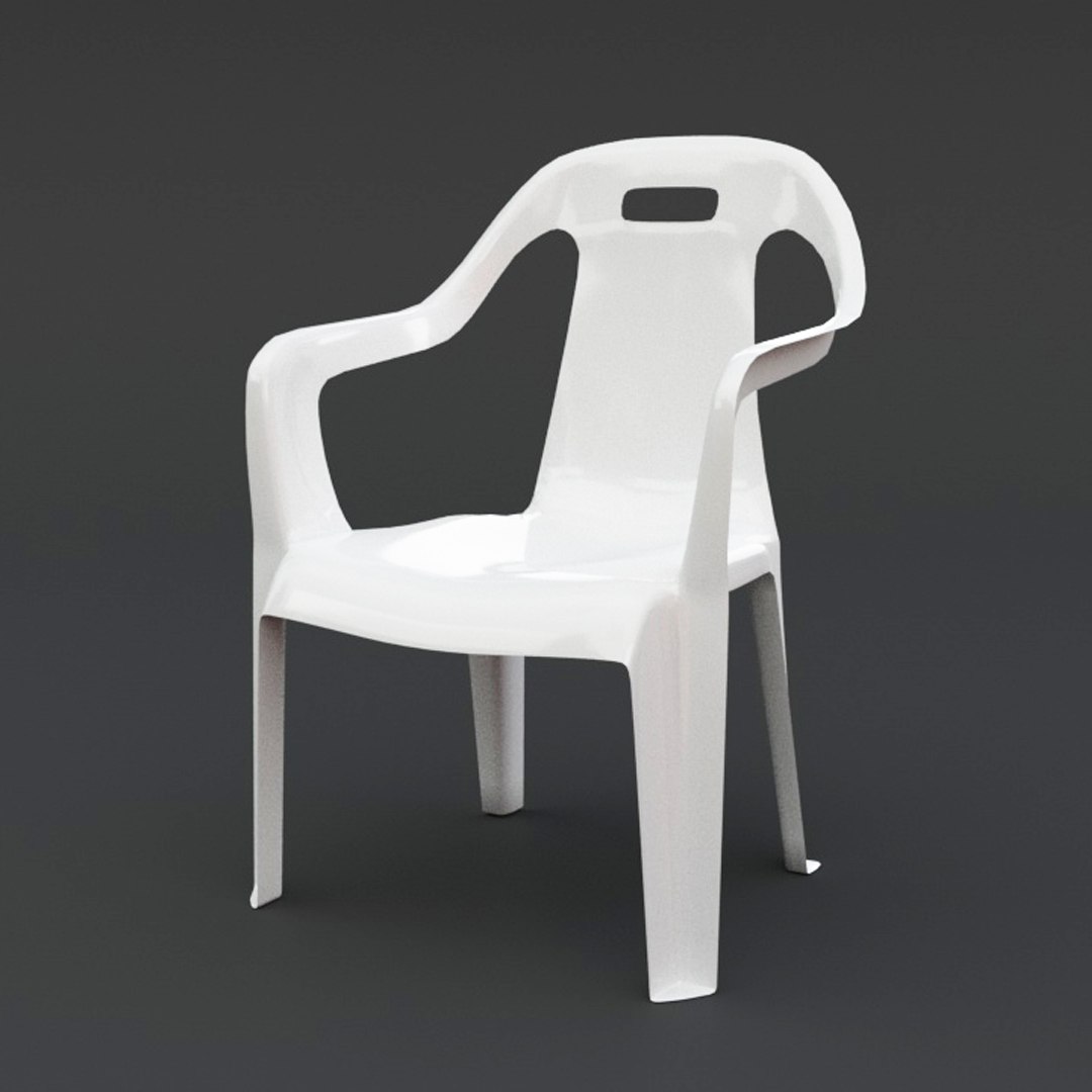 3D Model Plastic Chair - TurboSquid 1535772
