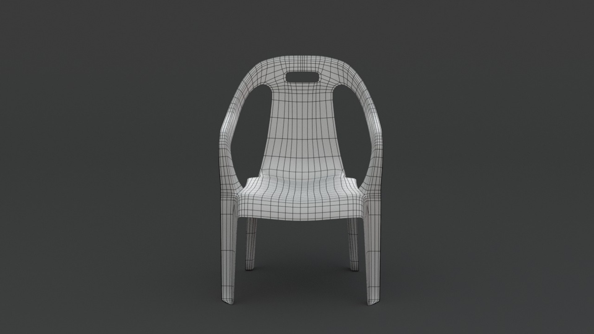 3D Model Plastic Chair - TurboSquid 1535772