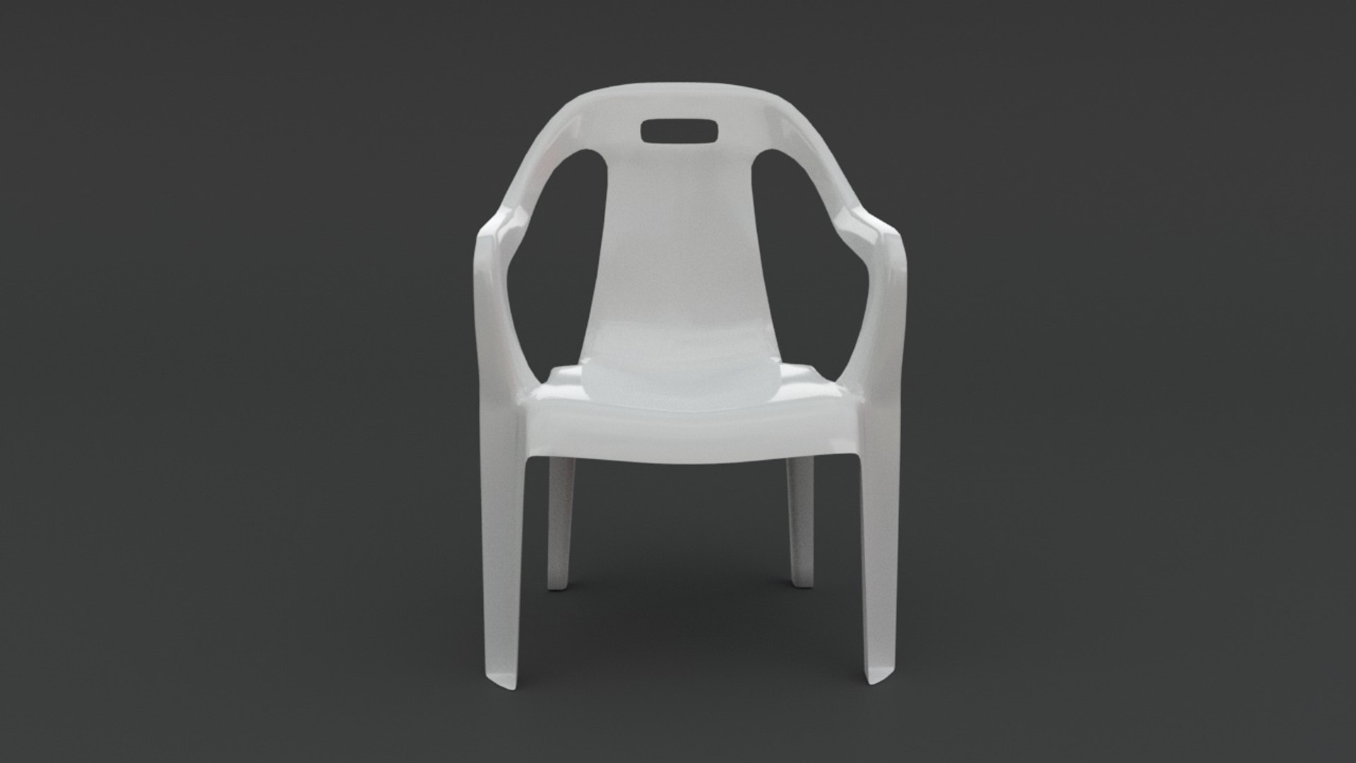 3D Model Plastic Chair - TurboSquid 1535772