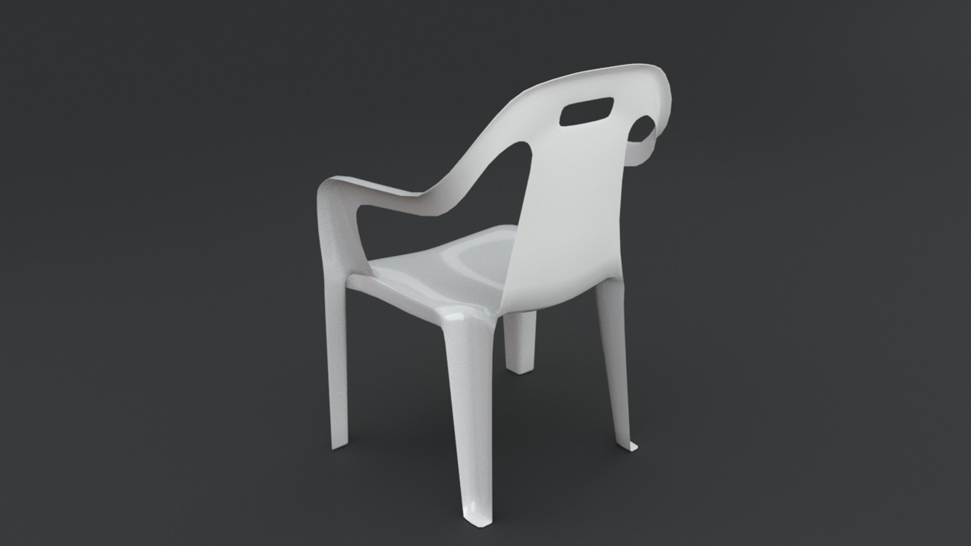 3D Model Plastic Chair - TurboSquid 1535772
