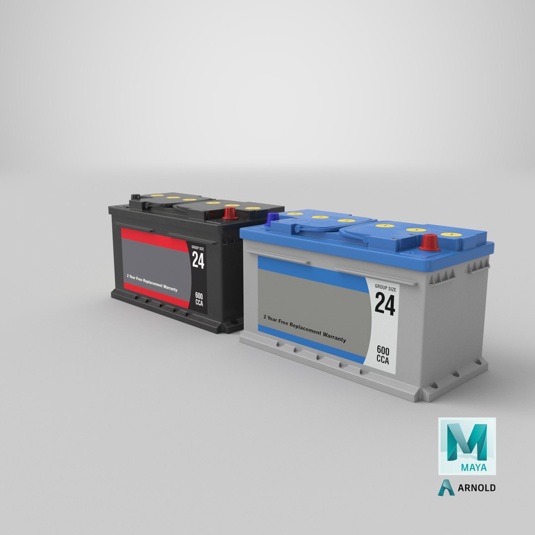 Tow Car Batteries 3D Model - TurboSquid 1875093
