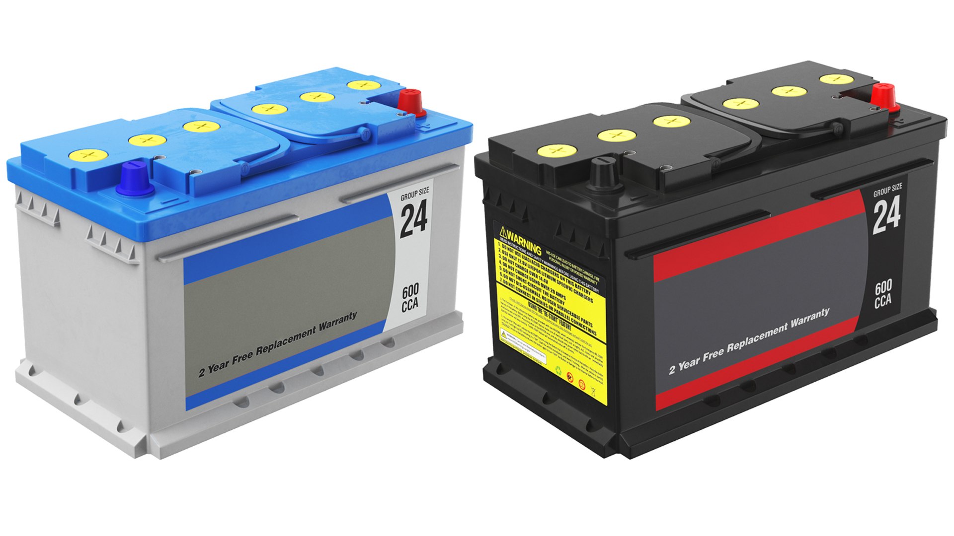 Tow Car Batteries 3D Model - TurboSquid 1875093