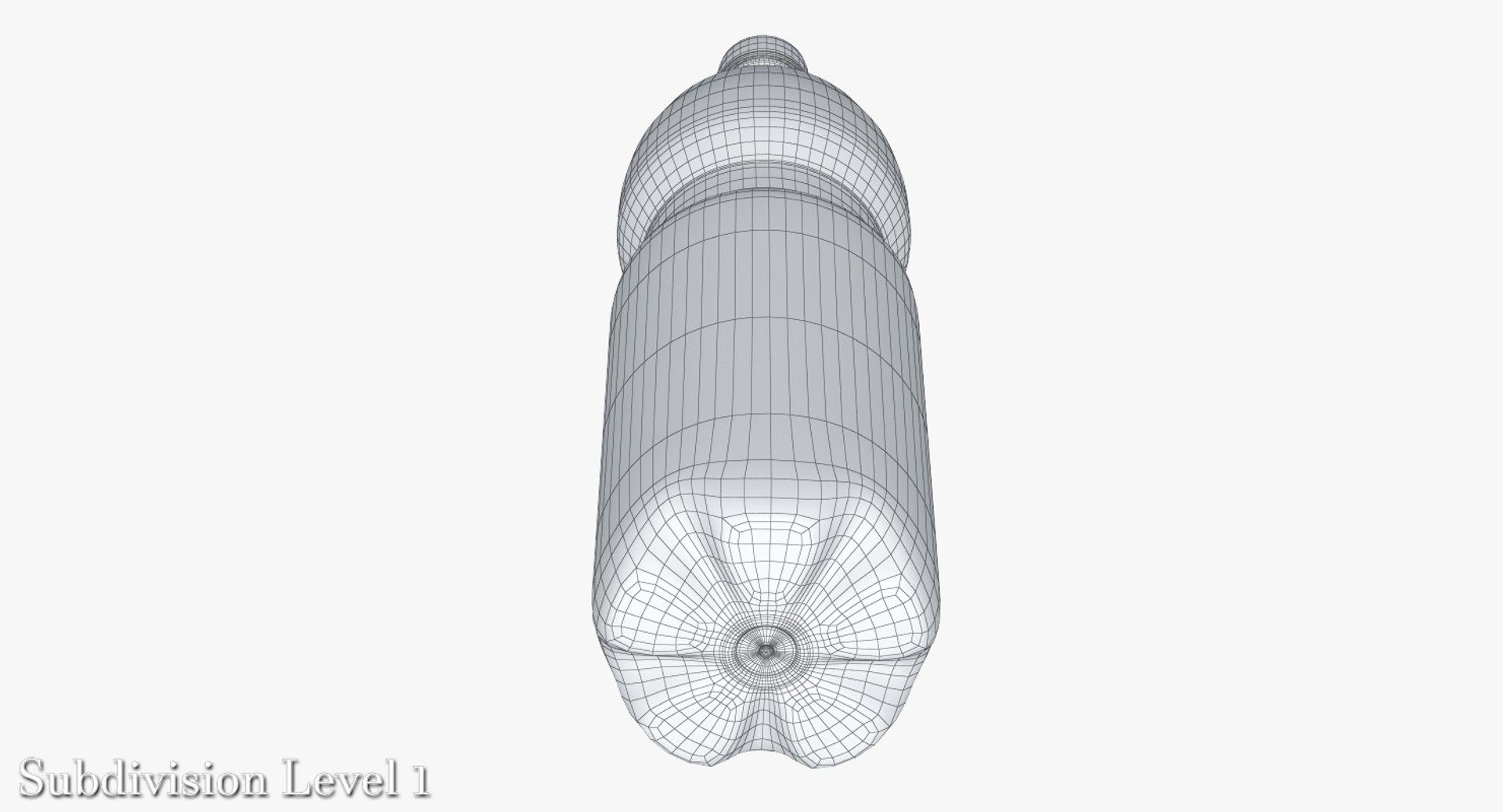 3d Model Bottle 1 Liter