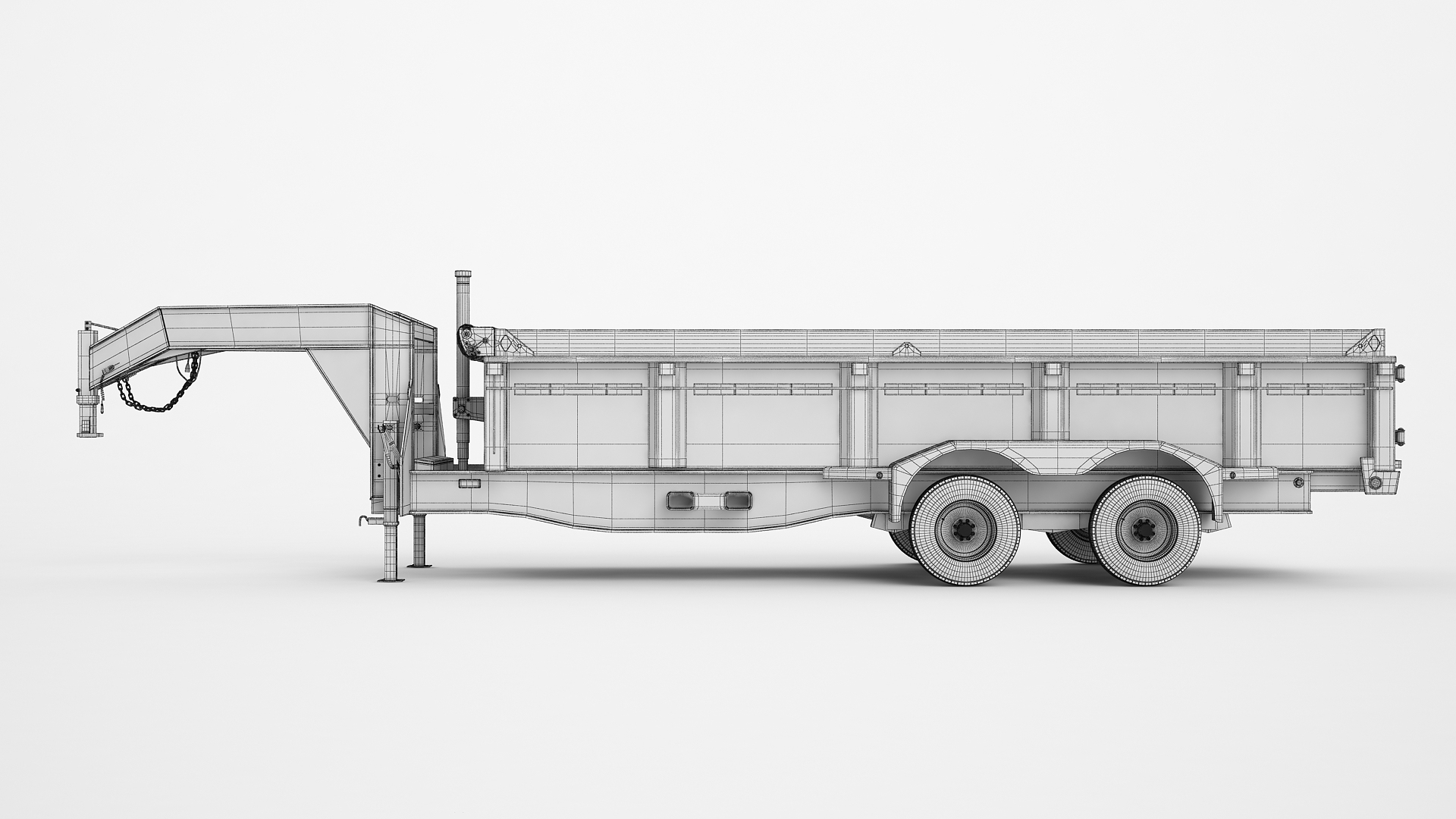 Dump Trailer 01 3D - TurboSquid 1929900