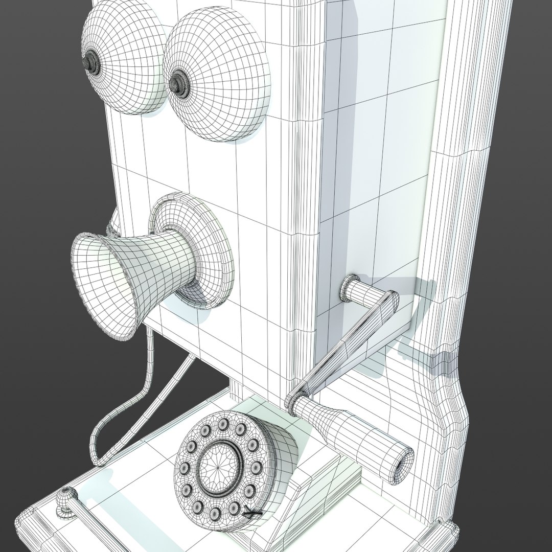 3d Old Phone Model